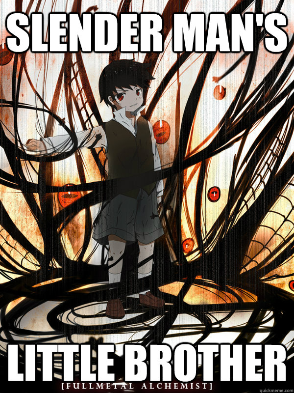 slender man's little brother - Misc - quickmeme