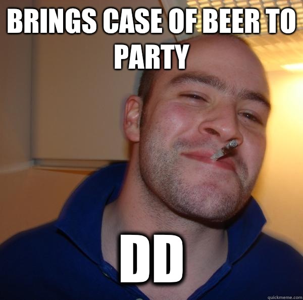 Brings case of beer to party DD - Misc - quickmeme