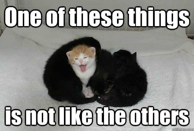 One of these things is not like the others - Yuri Cosmo Kit - quickmeme