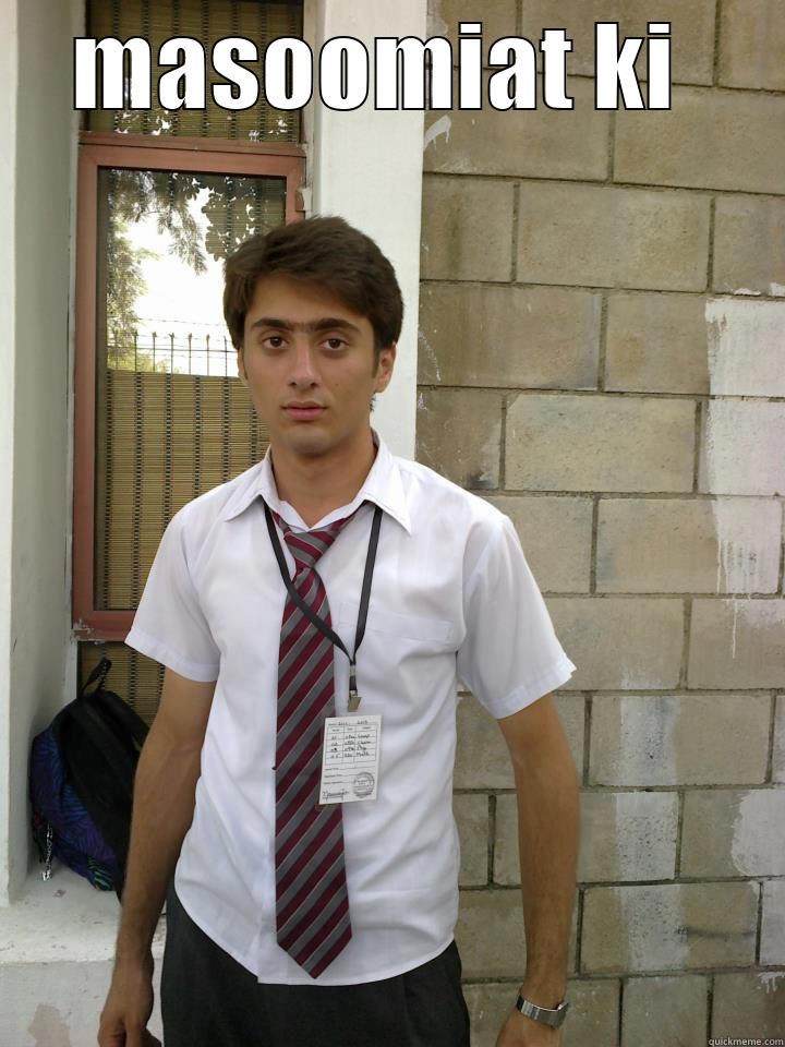 masoom senior xD - quickmeme