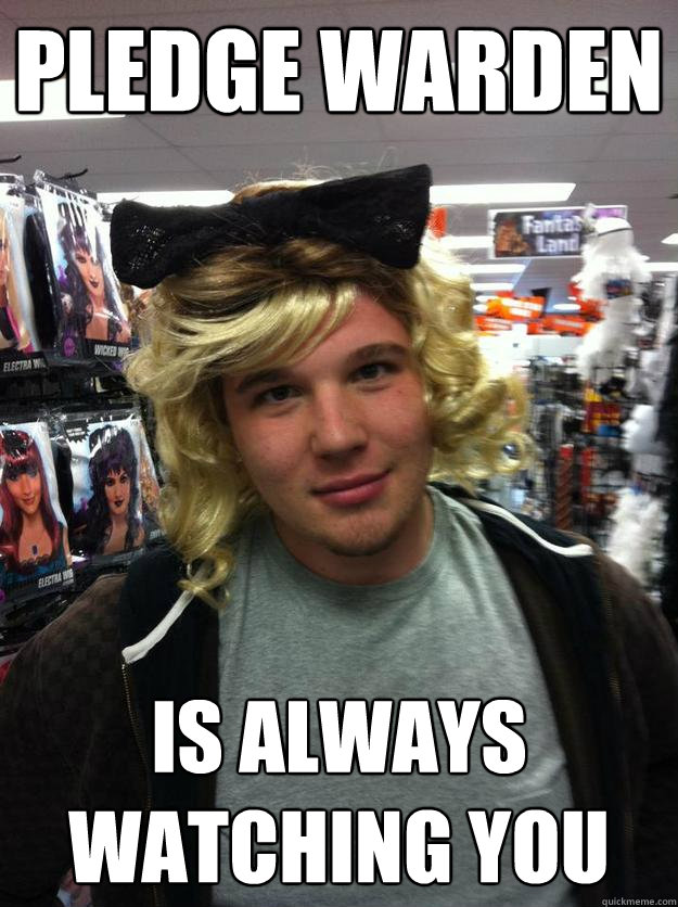 Pledge Warden memes | quickmeme