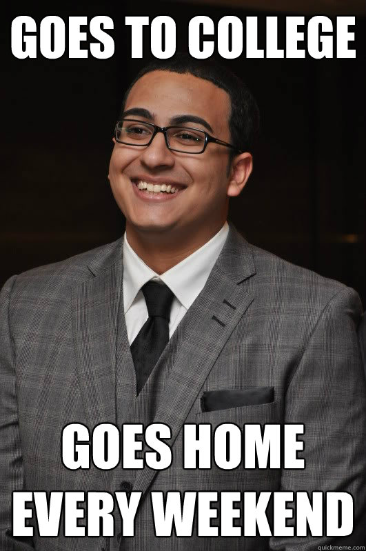 Goes to college Goes home every weekend - Mozart Kid - quickmeme