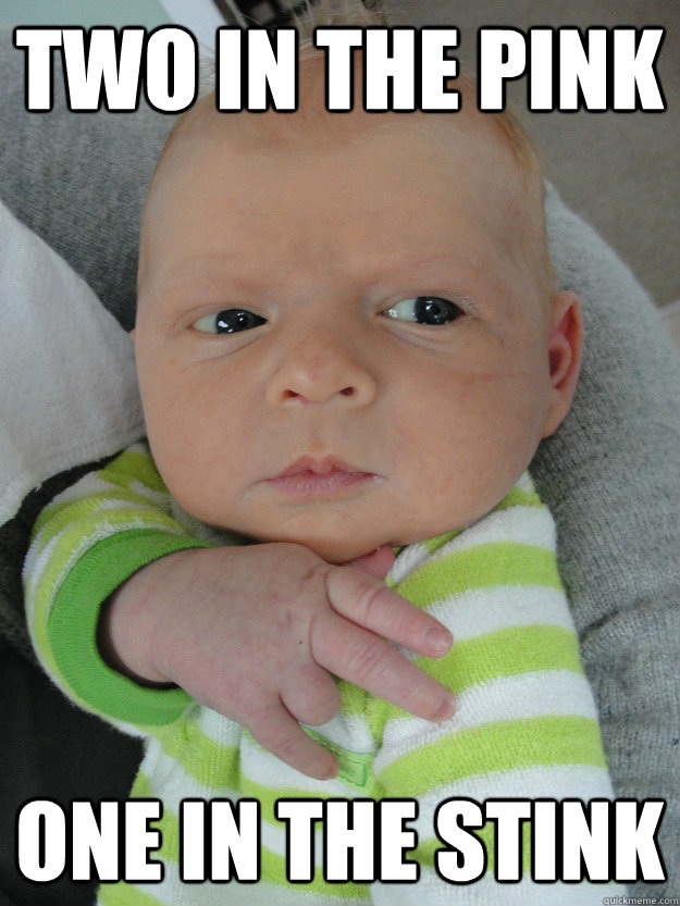 Two in the pink one in the stink - Misc - quickmeme