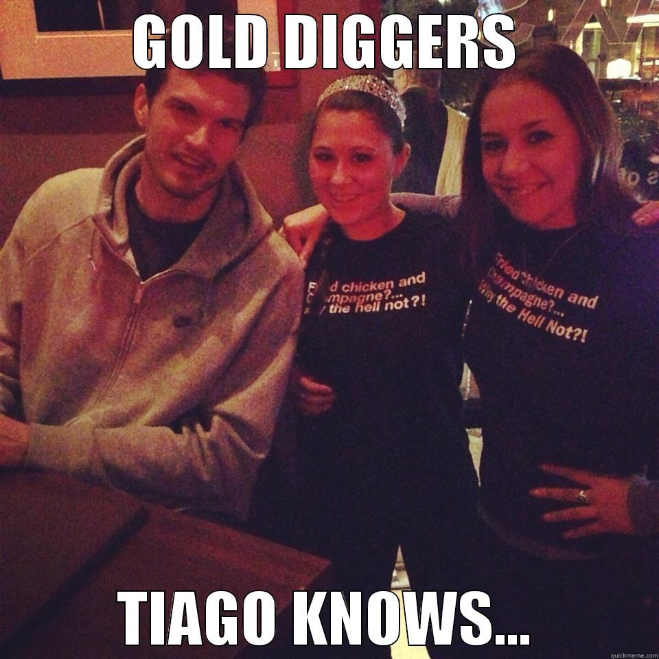 tiago knows gold diggers - quickmeme
