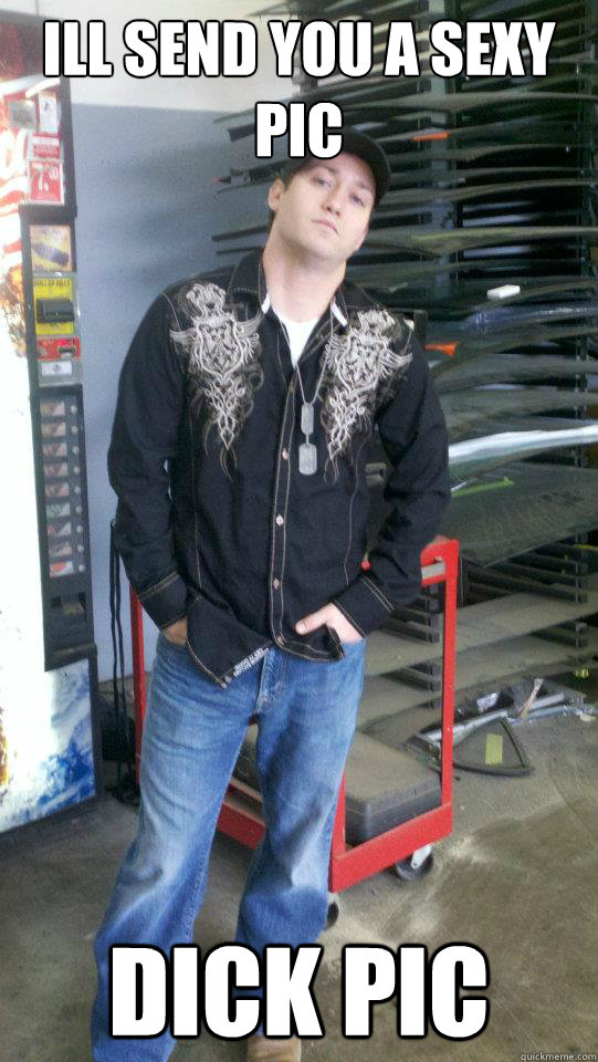 ill send you a sexy pic dick pic - Misc - quickmeme