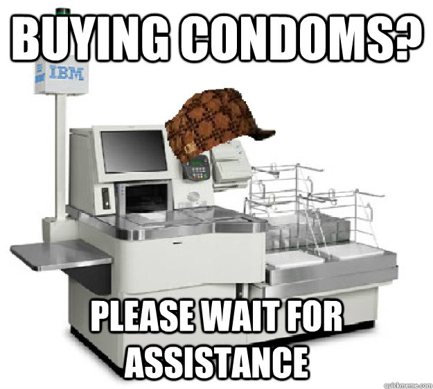 BUYIng condoms? please wait for assistance - Misc - quickmeme