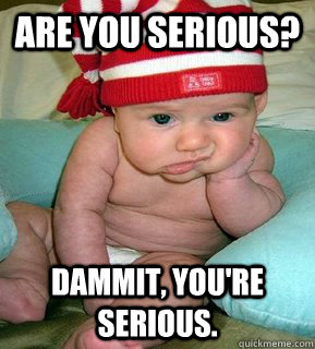 Are you serious? Dammit, you're serious. - Misc - quickmeme