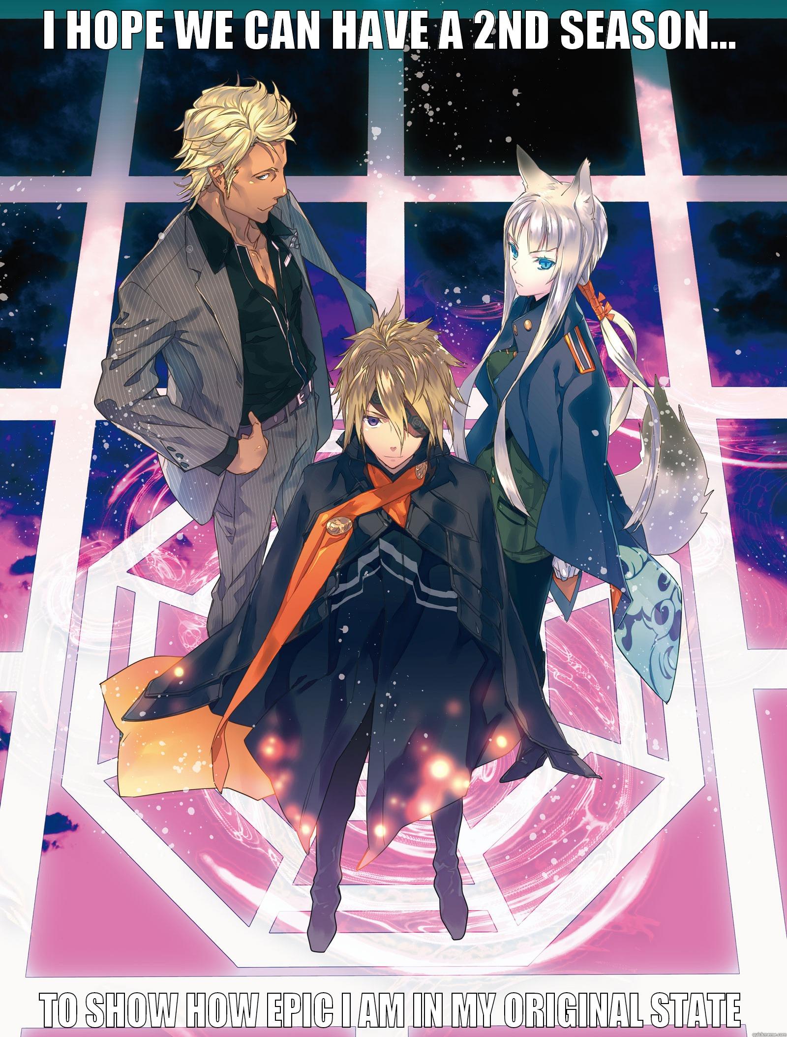 SECOND SEASON! - quickmeme