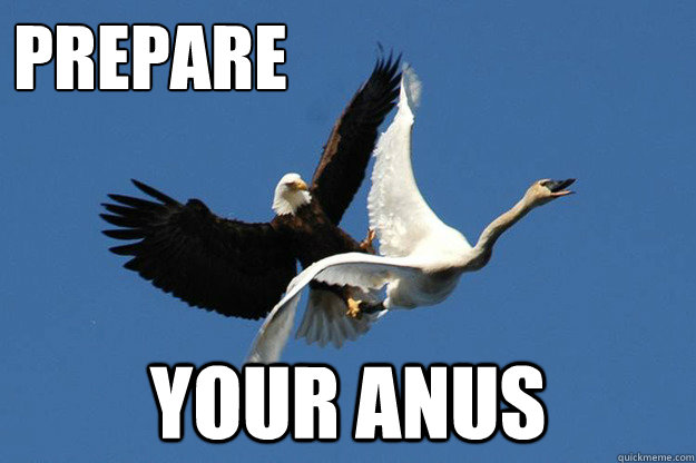 Prepare your anus - Misc - quickmeme