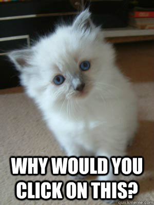 Why would you click on this? - Misc - quickmeme