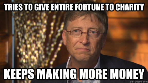 First World Philanthropist Problems memes | quickmeme