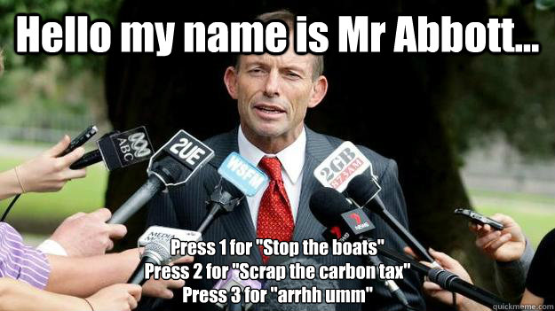 Tony Abbott robocall memes | quickmeme