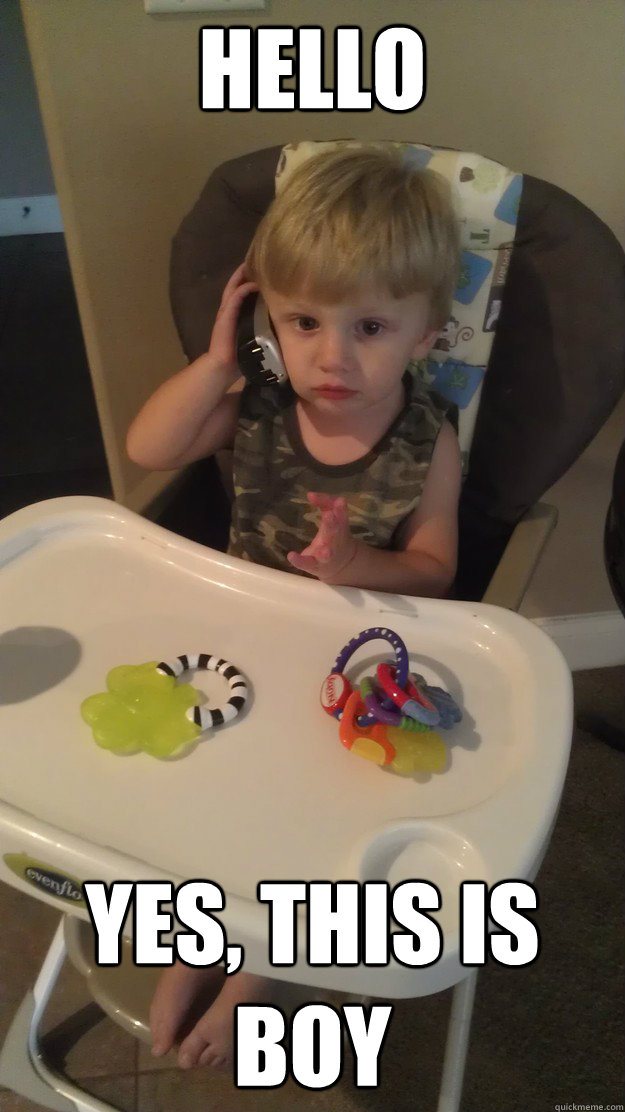 Hello Yes, this is boy - Misc - quickmeme