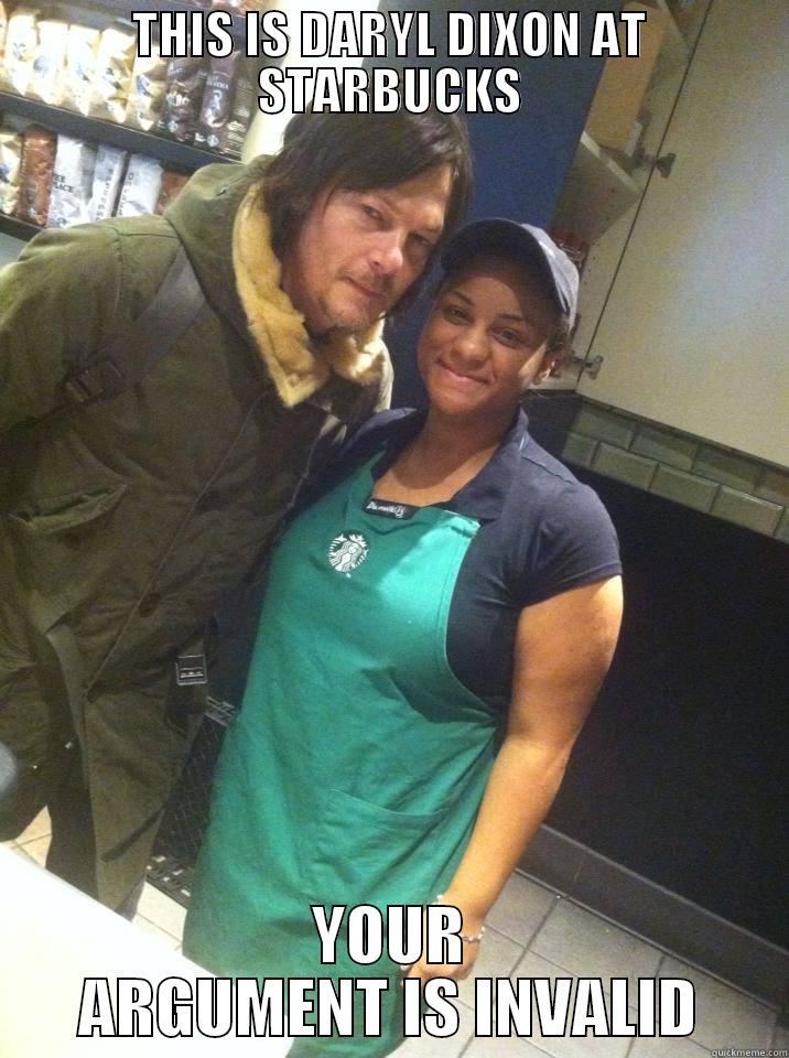 Daryl Dixon at Starbucks - quickmeme