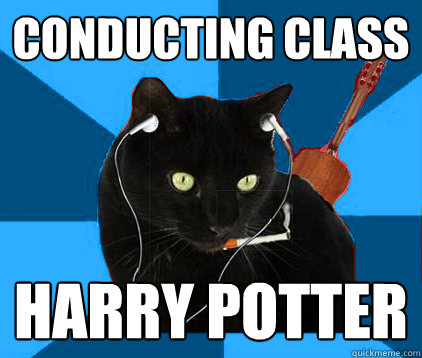 Conducting class harry potter - Socially Awkward Berklee Cat - quickmeme