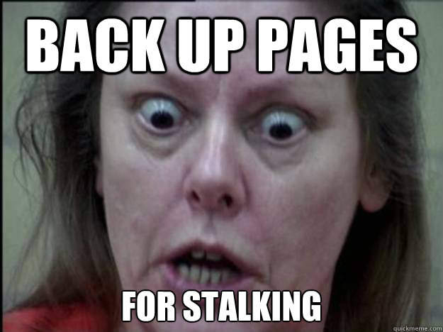 back up pages for stalking - Facebook Marianne - quickmeme