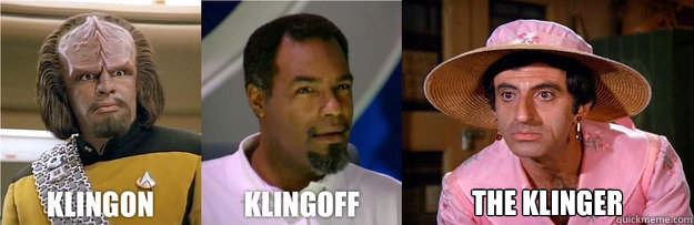 The Klinger - Klingon fixed - quickmeme