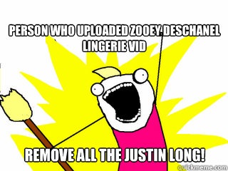 Person who uploaded zooey deschanel lingerie vid remove all the justin long! - All The Things ...