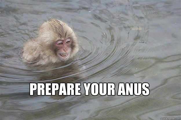 Prepare Your Anus - Macaque Wants You - quickmeme