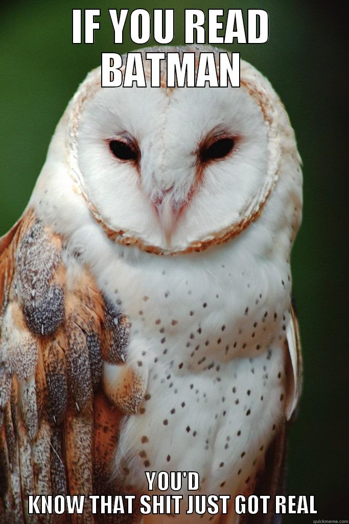 Court of Owls - quickmeme