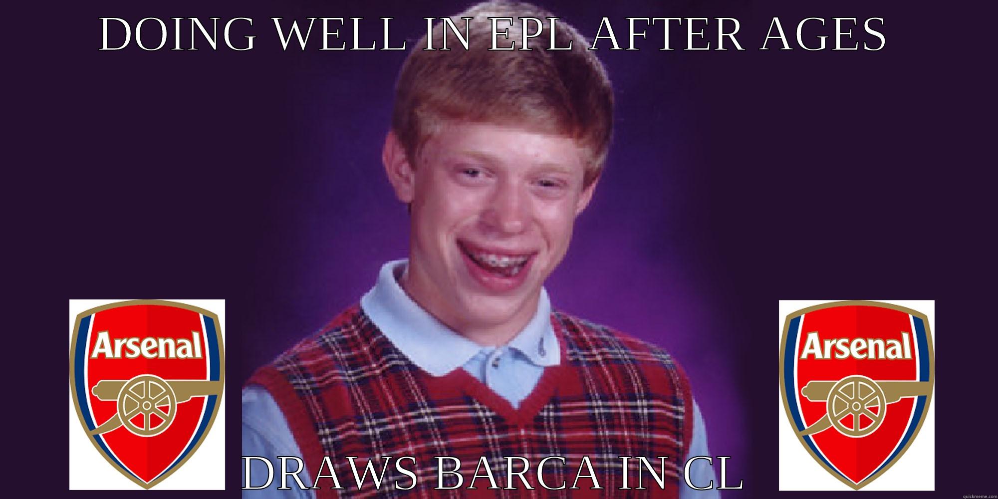 badluck arsenal - quickmeme