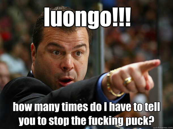 luongo!!! how many times do I have to tell you to stop the fucking puck? - Sedins Why You No ...
