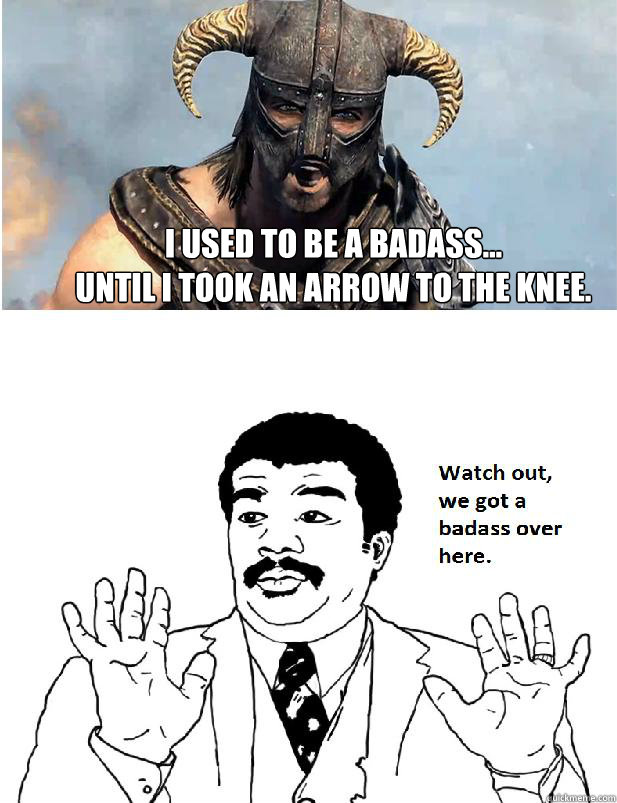 Skyrim Badass memes | quickmeme
