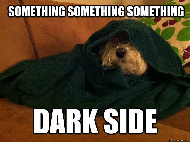Something Something Something dark side - Lord Crouton - quickmeme