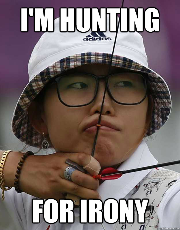 I'm hunting For Irony - Hyeonju Choi - quickmeme