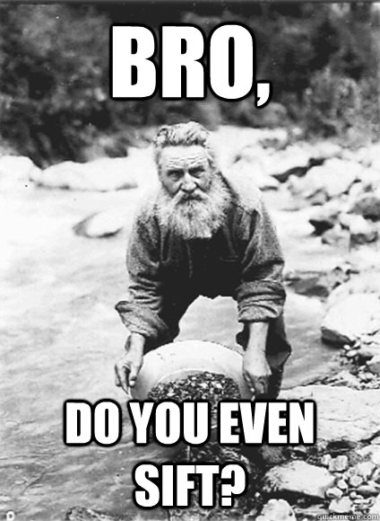 Bro, Do you even sift? - Misc - quickmeme