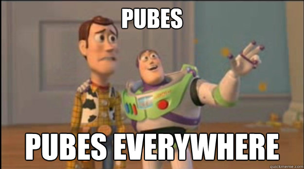 Pubes Pubes everywhere - Misc - quickmeme