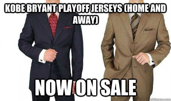 Kobe Bryant Playoff Jerseys (Home and Away) Now on sale - Misc - quickmeme