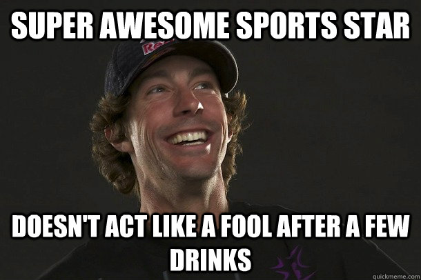 super awesome sports star doesn't act like a fool after a few drinks - GGG Travis Pastrana ...