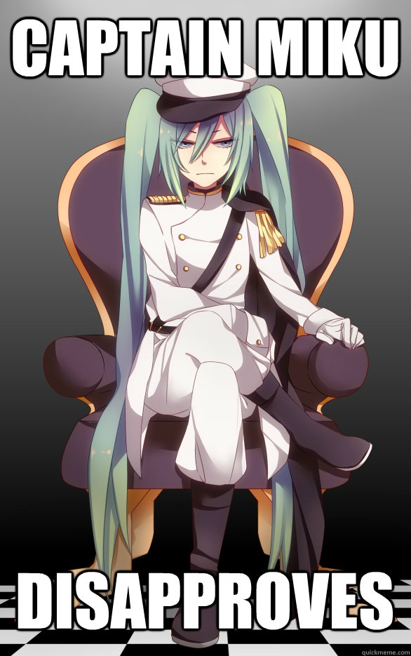 captain miku memes | quickmeme