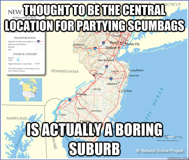 Thought to be the central location for partying scumbags is actually a boring suburb - Misc ...