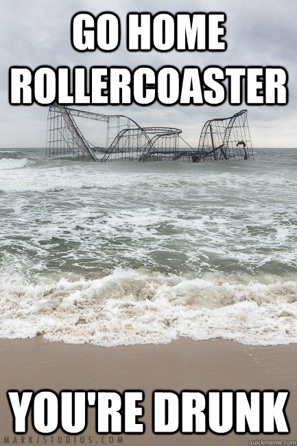 Go Home Rollercoaster You're drunk - Go Home rollercoaster - quickmeme
