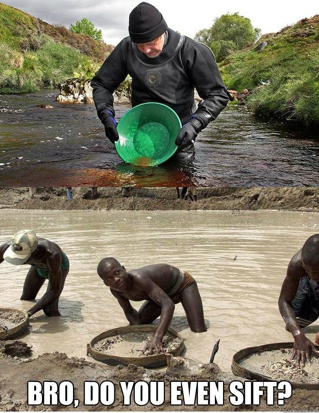 Bro, do you even sift? - Misc - quickmeme