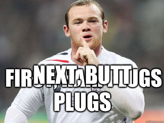 First, Hair Plugs Next, Butt Plugs - Wayne Rooney - quickmeme