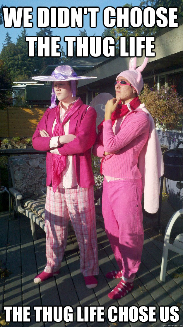We didn't choose the thug life The thug life chose us - Misc - quickmeme