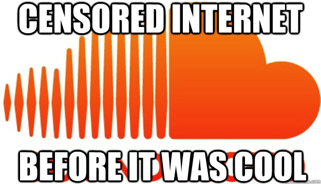 censored internet before it was cool - hipster soundcloud - quickmeme