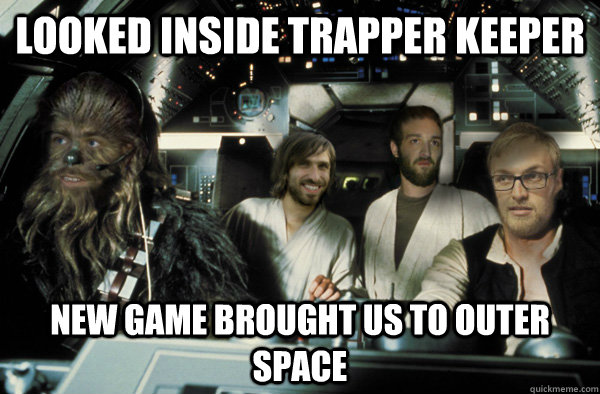 looked inside trapper keeper new game brought us to outer space - anewhopepapod - quickmeme