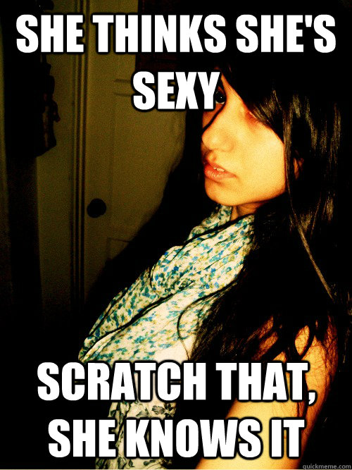 She thinks she's sexy scratch that, she knows it - Misc - quickmeme