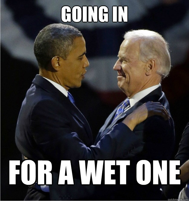 going in for a wet one - Cmere, Joe! - quickmeme