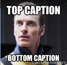 Top caption Bottom caption - Young Magneto - quickmeme