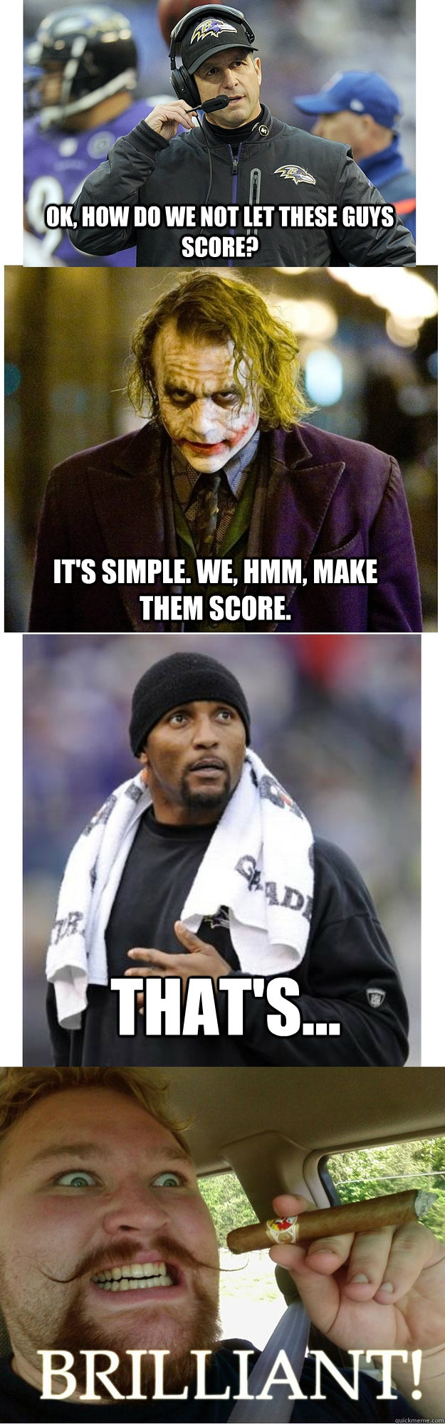 Ok, how do we not let these guys score? It's simple. We, hmm, make them score. That's... - The ...