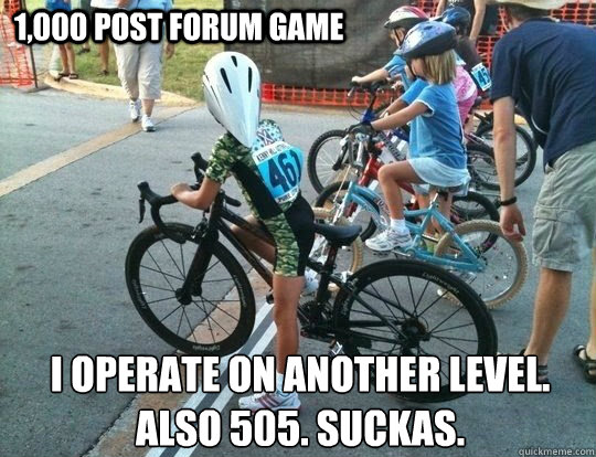 1,000 Post Forum Game I operate on another level. Also 505. Suckas. - Another Level - quickmeme