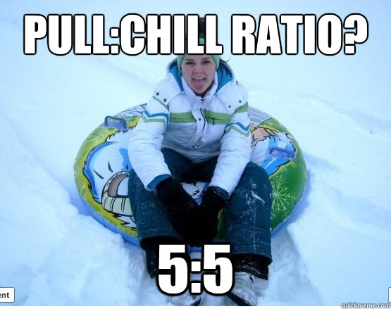 pull:chill ratio? 5:5 - sexbox - quickmeme