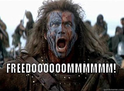 Freedom. Dat feeling. - quickmeme