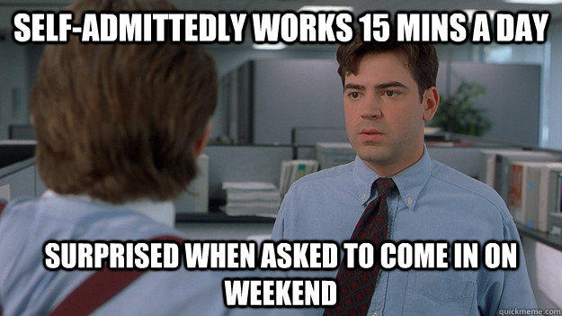 Scumbag Peter Gibbons memes | quickmeme