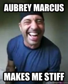 Aubrey marcus makes me stiff - joe rogan weed - quickmeme